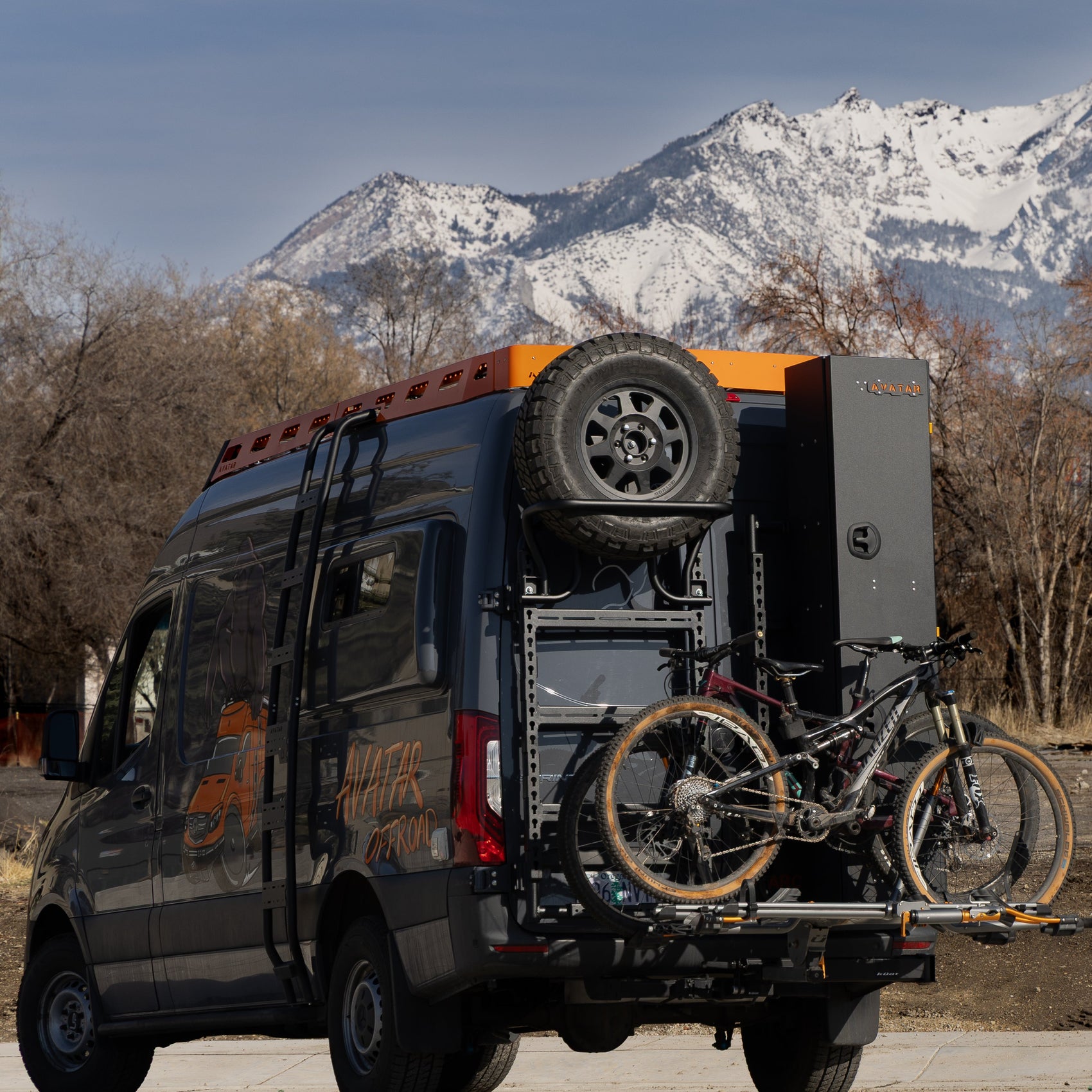 Avatar Lightweight Aluminum Modular Van Storage